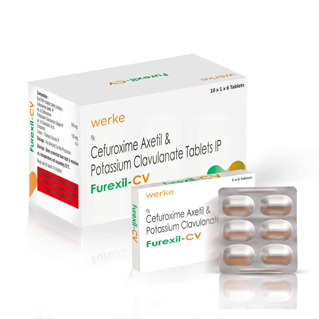Cefuroxime Axetil & Clavulanic Acid Tablets - FUREXIL CV Tablets